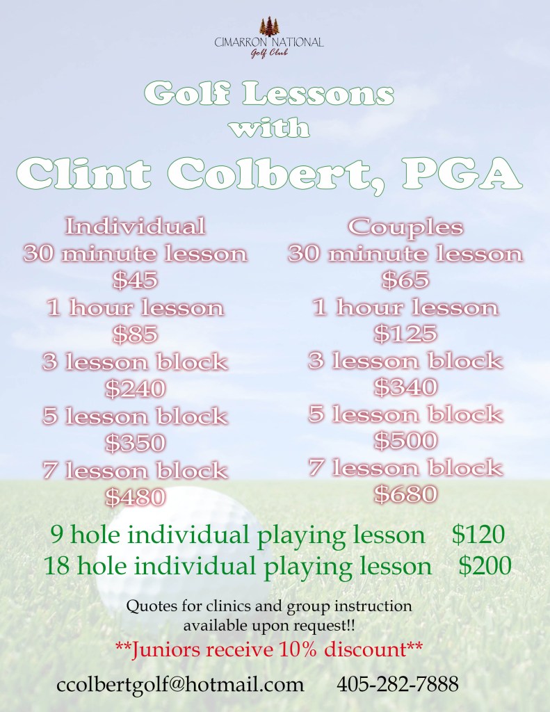 Instruction - Cimarron National Golf Course